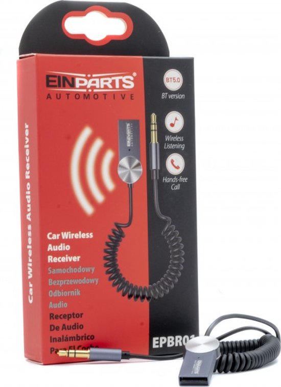 Bluetooth ontvanger auto - BT 5.0 - 3.5MM AUX - Handsfree Bellen ...