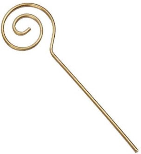 50 Gelukspoppetjes - Sinterklaas staf - Goud - Sinterklaas ...