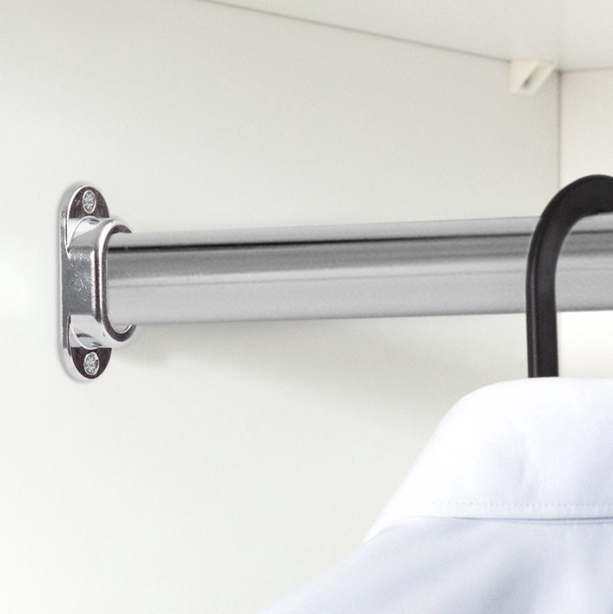 Eleganca kastroededrager – kastroede houder voor ovale kledingroede met ...