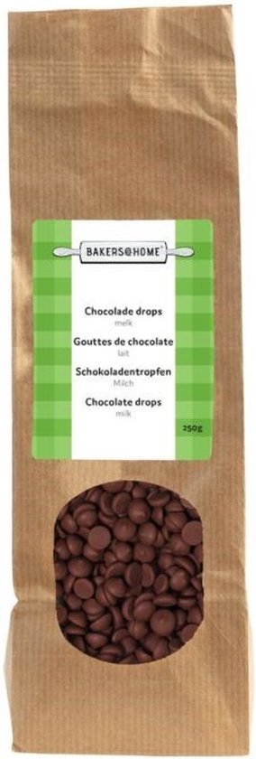 Bakers@Home Chocolade drops - melkchocolade | bol