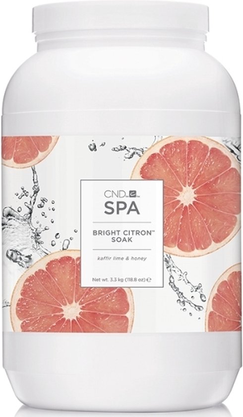 CND SPA - Bright Citron Soak - 3.3 KG | bol.com