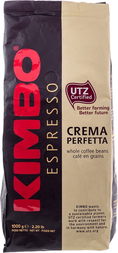 KOFFIE KIMBO ESPRESSO CREMA PERFETTA 1 KG, BONEN | bol.com