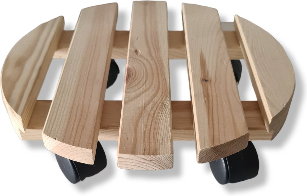 Plantentrolley Naturel Ø 30cm | bol.com