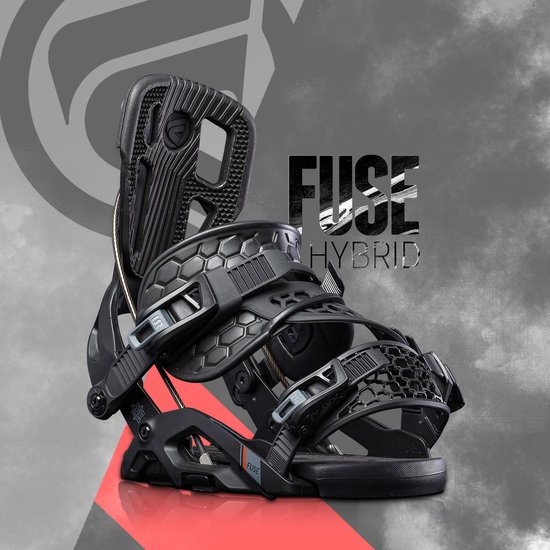 Flow Fuse Hybrid Black Bindingen - Maat: L | bol