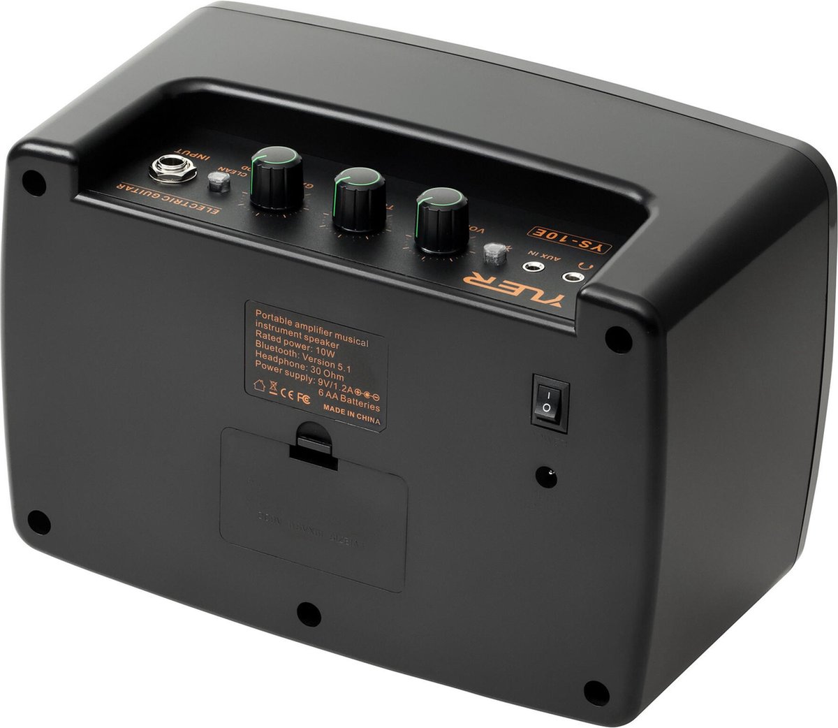 Yuer Portable Amp for Electric Guitar with Bluetooth - Transistor combo ...