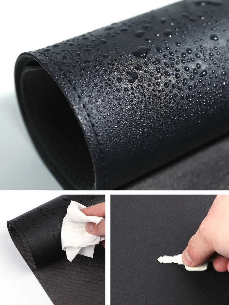 Bureau onderlegger - muismat - leren bureau onder legger - leer ...