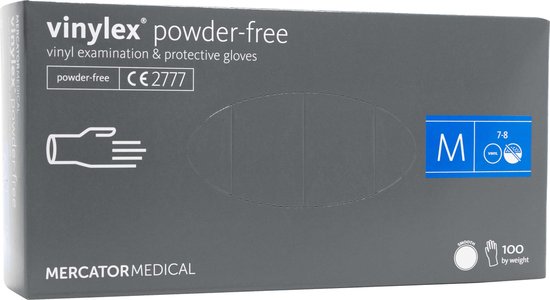 Vinylex handschoenen vinyl poedervrij maat M 100 stuks | bol.com