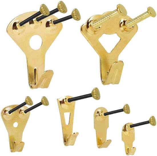 130 stuks fotohaken, foto-hangers, zware belasting, veelzijdig ...