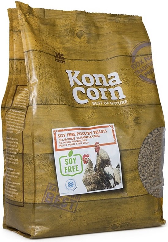 Pluimveevoer 4 kg | Konacorn Kippen Korrel | bol
