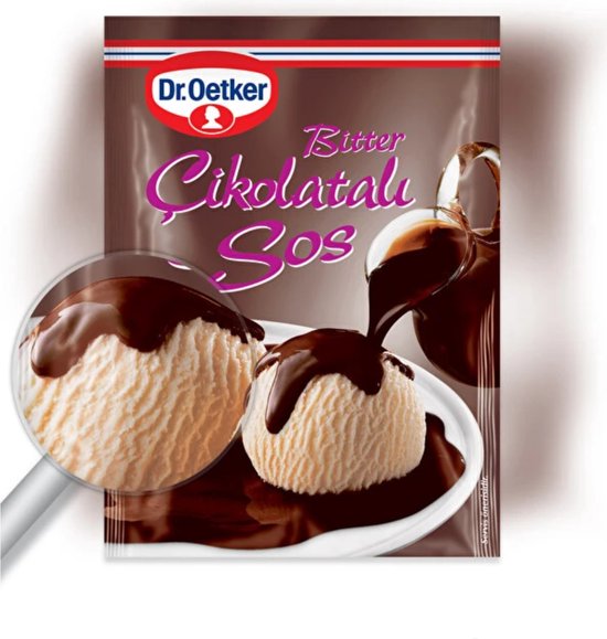 3x Dr. Oetker Bittere Chocoladesaus 125g | bol.com
