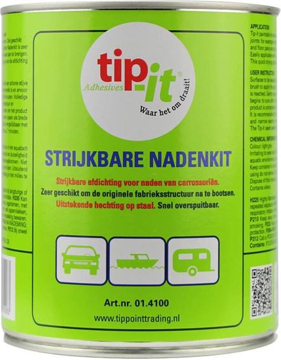 Tip-it - Strijkbare Nadenkit - Afdichtmiddel - Strijkkit - Exclusief ...