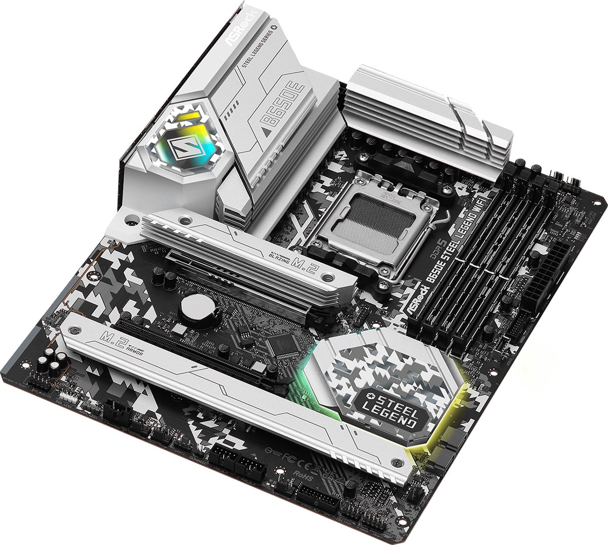 ASROCK B650E Steel Legend WiFi - Moederbord - ATX - Socket AM5 - AMD ...