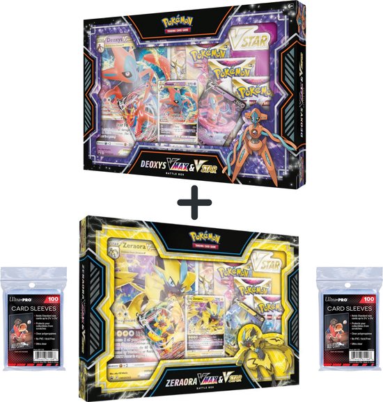 Pokémon TCG: Deoxys/ Zeraora VMAX & VSTAR Battle Box Special Cadeau Set ...