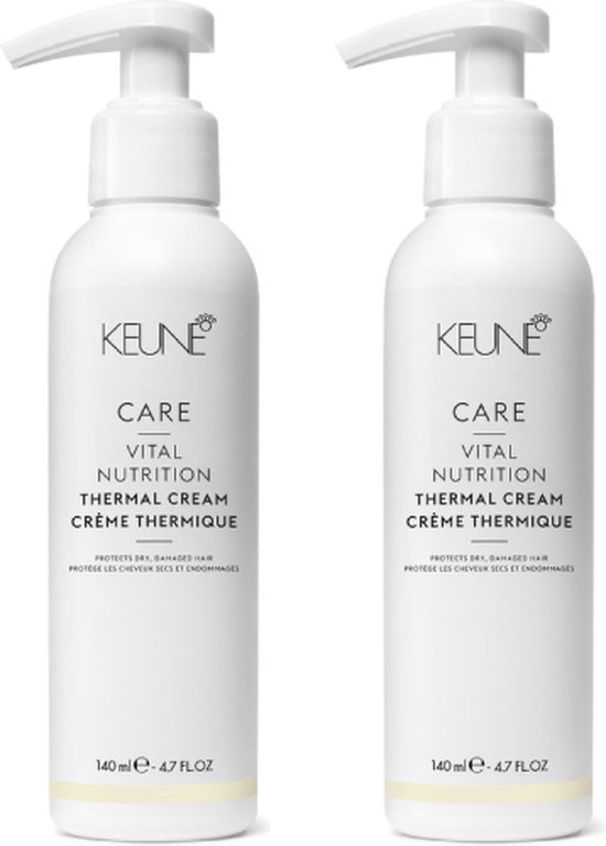 Keune - Care - Vital Nutrition Thermal Cream 2x 140ml | bol