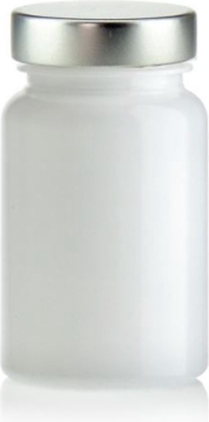 Ornina - 75ml witte PET medicijn pot met originaliteit verzegeling ...
