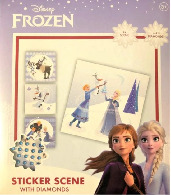 Diamond Painting Frozen 4 kaarten 1 x vel dimonds painting | bol