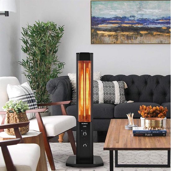 Infrarood kachel 600/1200 watt Temperatuur instelbaar - Elektrische ...