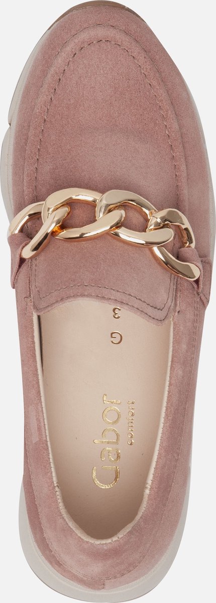 Gabor Instappers roze Suede - Dames - Maat 37.5 | bol.com
