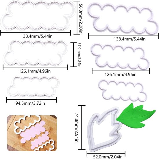 Koekjes Vormen – Uitsteekvormpjes - Cookie cutter – Cookie form – Set ...