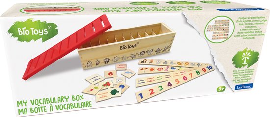 Mijn woordenschat doos- Houten sorteerdoos NL/FR | Games | bol