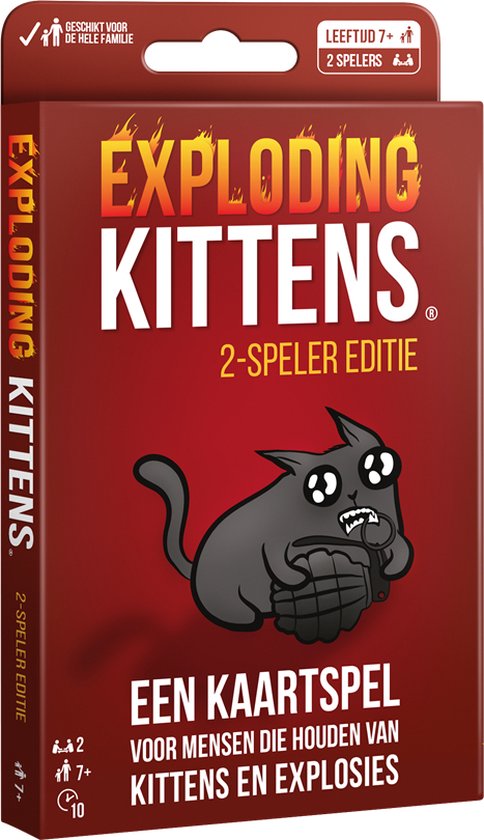 Spel - Exploding Kittens - 2 spelers editie - NL | Games | bol.com