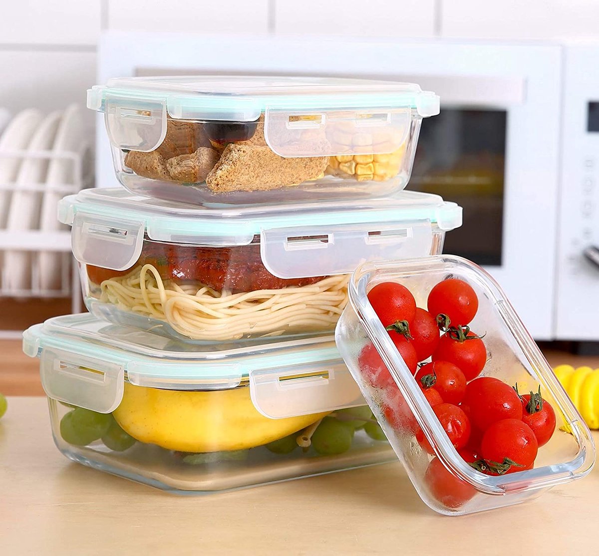 Ensemble de boîtes de rangement - Boîtes de rangement de cuisine ...