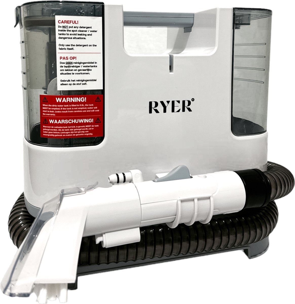 RYER Tapijtreiniger - Draagbare Vlekkenreiniger Machine - Met Extra ...