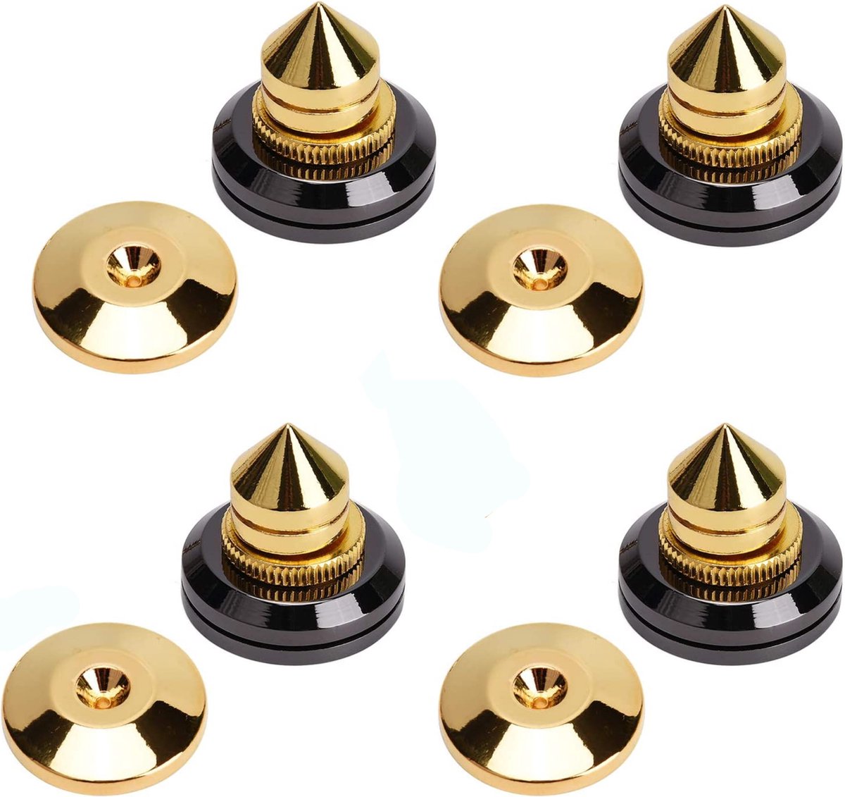 4 Stuks - Metalen Luidspreker Spikes - Audio Apparaten Isolatie Stand ...
