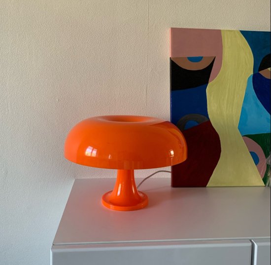 Italiaanse designer lamp - 60´s - Minimalistische verlichting - Tafel ...