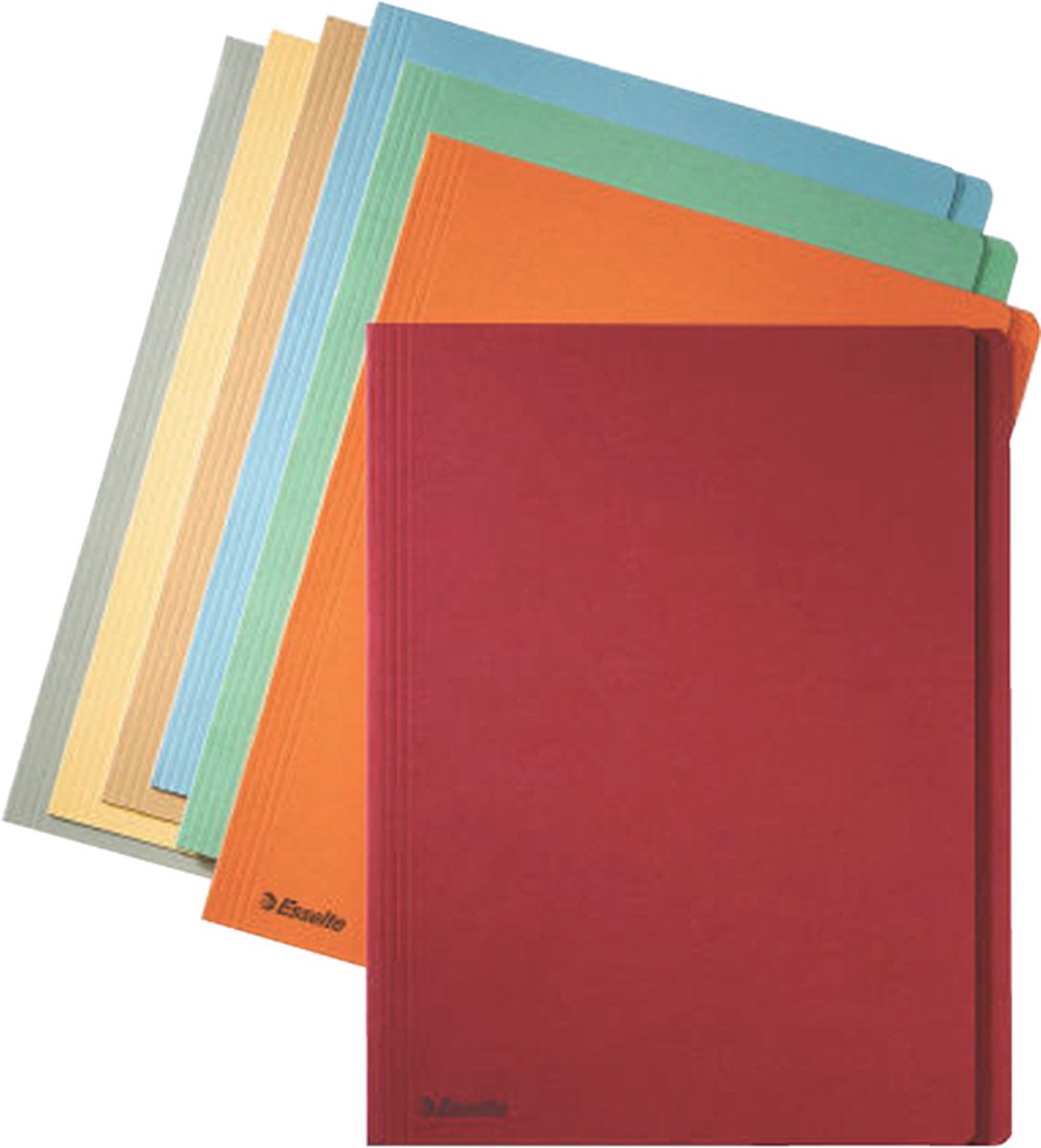 Vouwmap Esselte A4 met overslag manilla 275gr groen | 100 stuks | bol.com