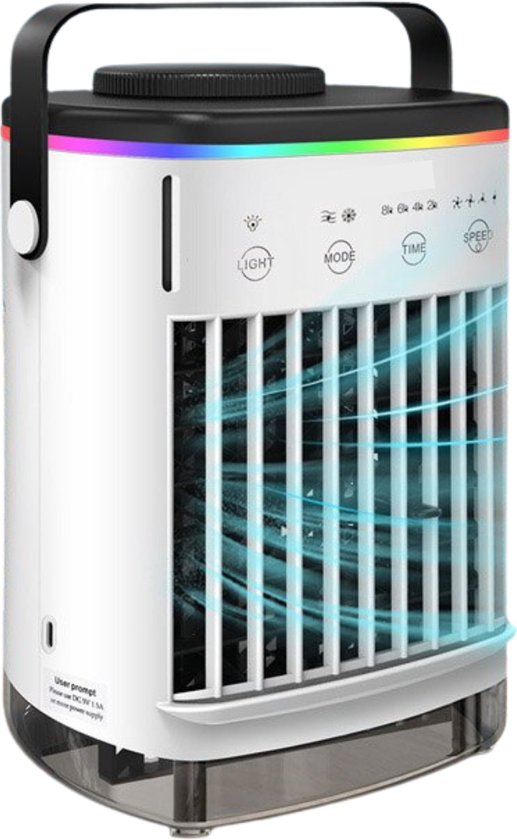 Currero Mini Airco - Mobiele Airco - Aircooler Met Water - Luchtkoeler ...