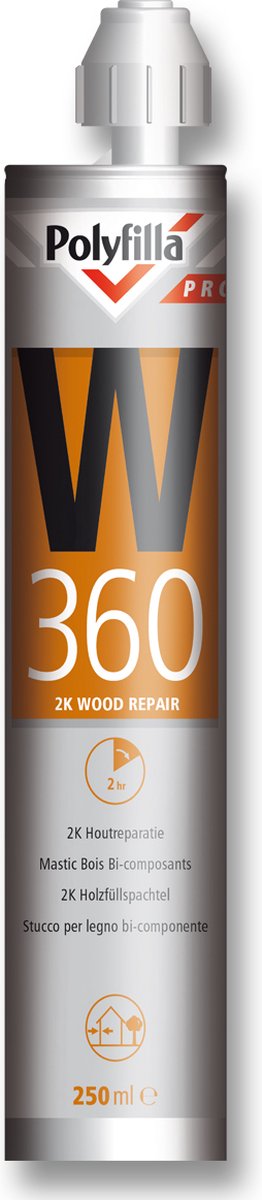 Polyfilla Pro W360 Sneldrogende Houtreparatiepasta | bol