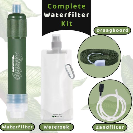 Waterfilter Steddy Pro - Survival Bushcraft Kit - Noodpakket ...