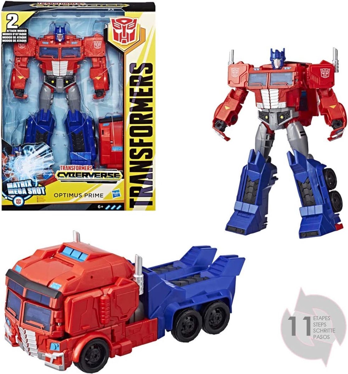 Transformers Cyberverse Ultimate Class Optimus Prime - 30cm | bol.com