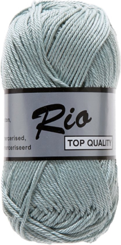 Lammy Yarns Rio Katoen garen - licht zeegroen blauw (851) - 5 bollen ...