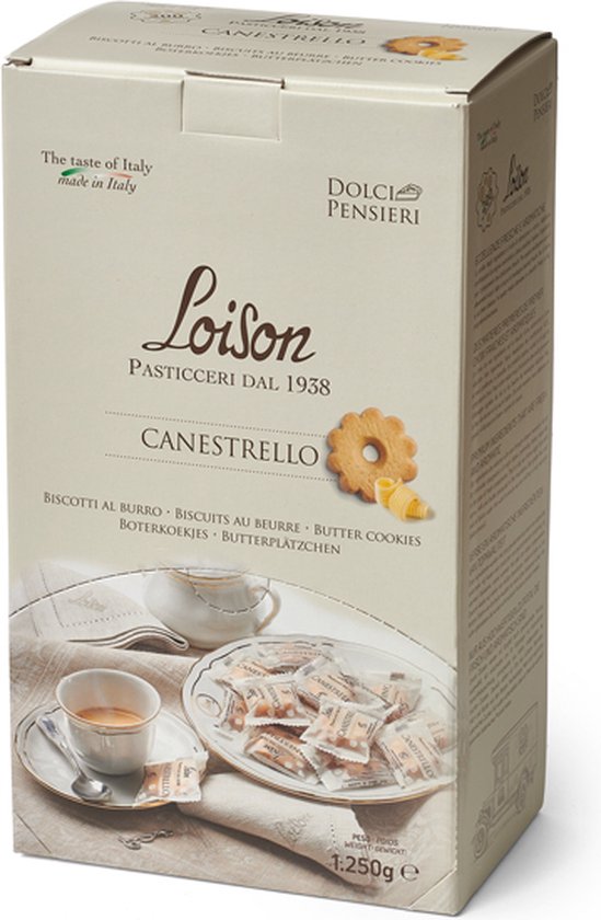 Loison canestrello dispenser (200) -boterkoekjes- | bol