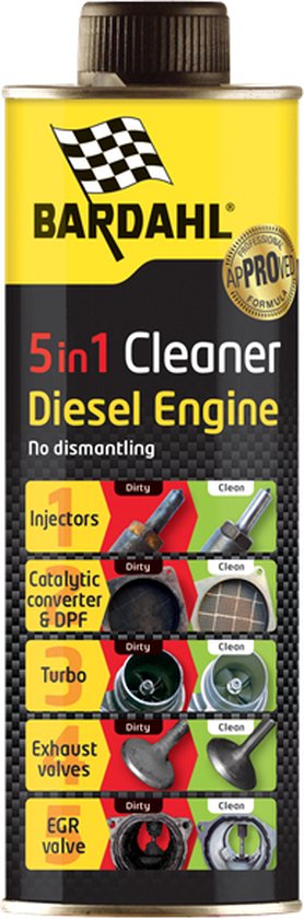 Bardahl 5 in 1 Diesel motor reiniger 500ML | bol.com