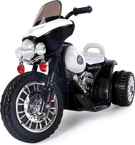Elektrische politie chopper - trike - motor voor kinderen tot 25kg max ...