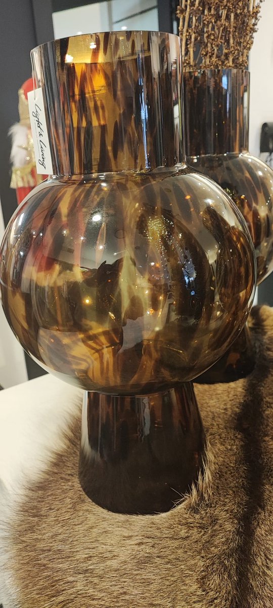 tijger print vaas groot 50cm hoog | bol.com