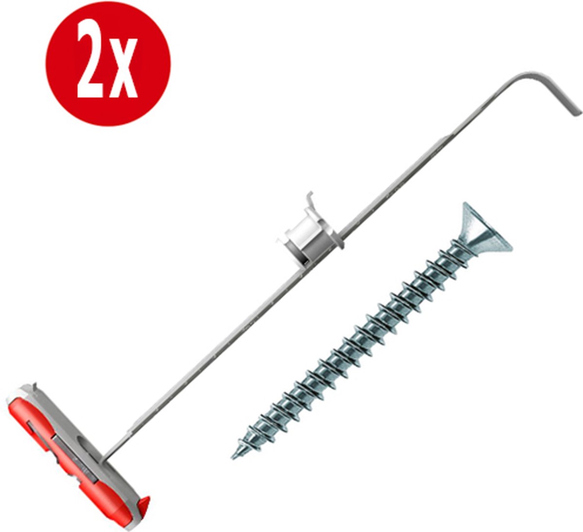 Fischer Duotec 10 hollewandplug incl Tornitrex schroef (2x) | bol.com