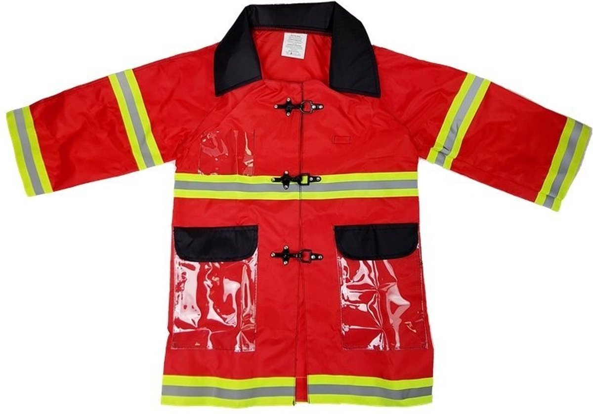 Brandweer verkleedkleren kind - 7-delig - met brandblusser - brandweer ...