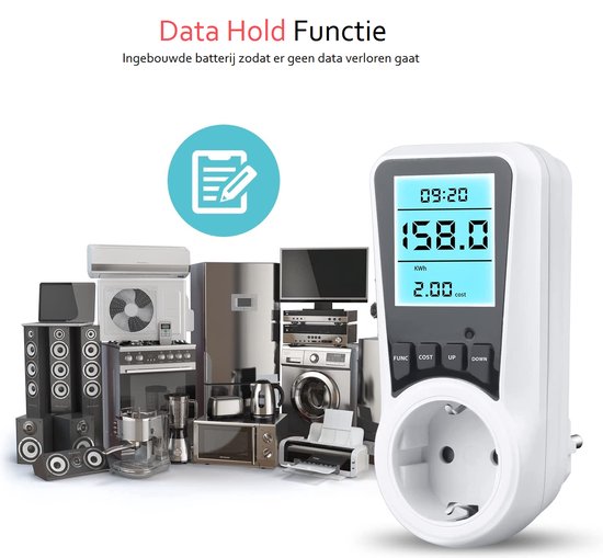 Envix Energiemeter - Energieverbruiksmeter - Verbruiksmeter - kWh meter ...