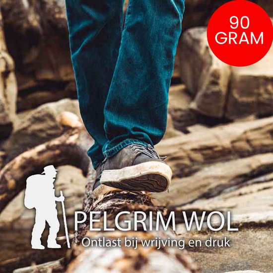 Pelgrim Wol Wandelwol - 90 Gram - Anti-druk Wol Voor Voeten ...