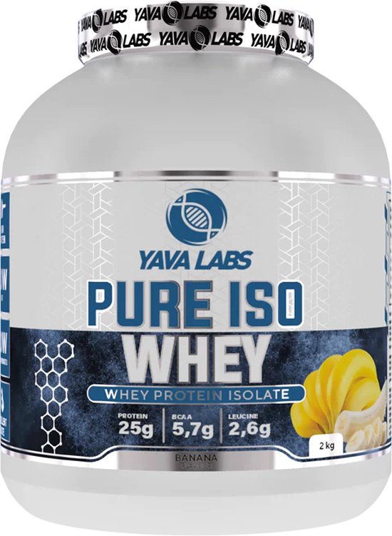 Yava Labs Pure Iso Whey Banaan 2 KG | bol.com