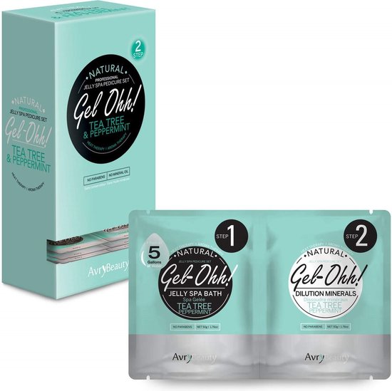 Gel-Ohh ! Jelly SPA Bath Spa Gelée Tea Tree Peppermint 2 Stappen Gel ...