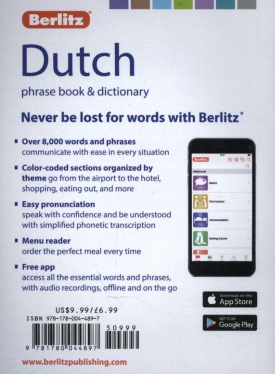 Berlitz Phrase Book & Dictionary Dutch (Bilingual dictionary ...