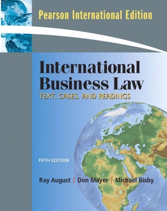 International Business Law | 9780136037750 | Don Mayer | Boeken | bol