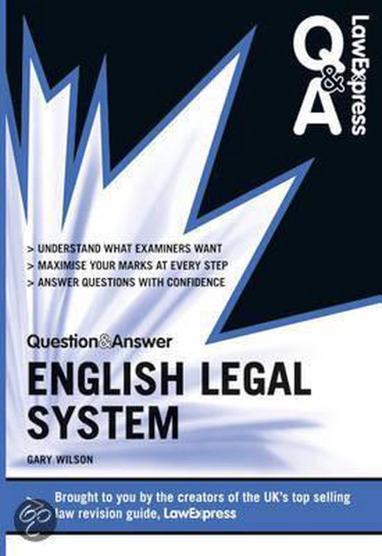 Law Express Question And Answer: English Legal System Law (Q ...