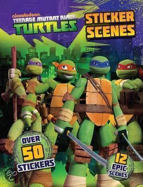 Nickelodeon Teenage Mutant Ninja Turtles Fold-Out Sticker Scenes ...