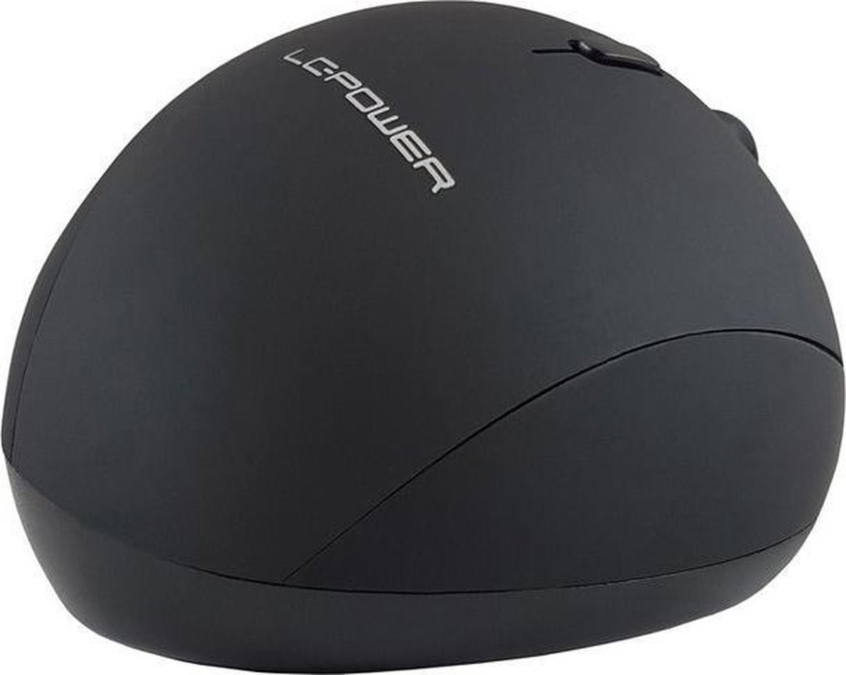 C-Power m714BW Draadloze Ergonomische muis - Verticale muis - Mat zwart ...